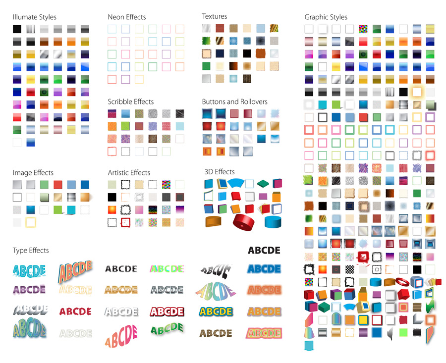 Illustrator Graphic Styles Digital Poster | Adobe Education Exchange