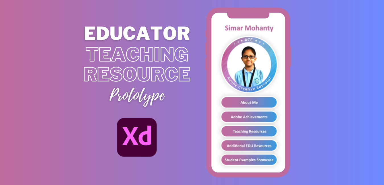 Prototype of an Educator's Teaching Resource App | Adobe Education Exchange
