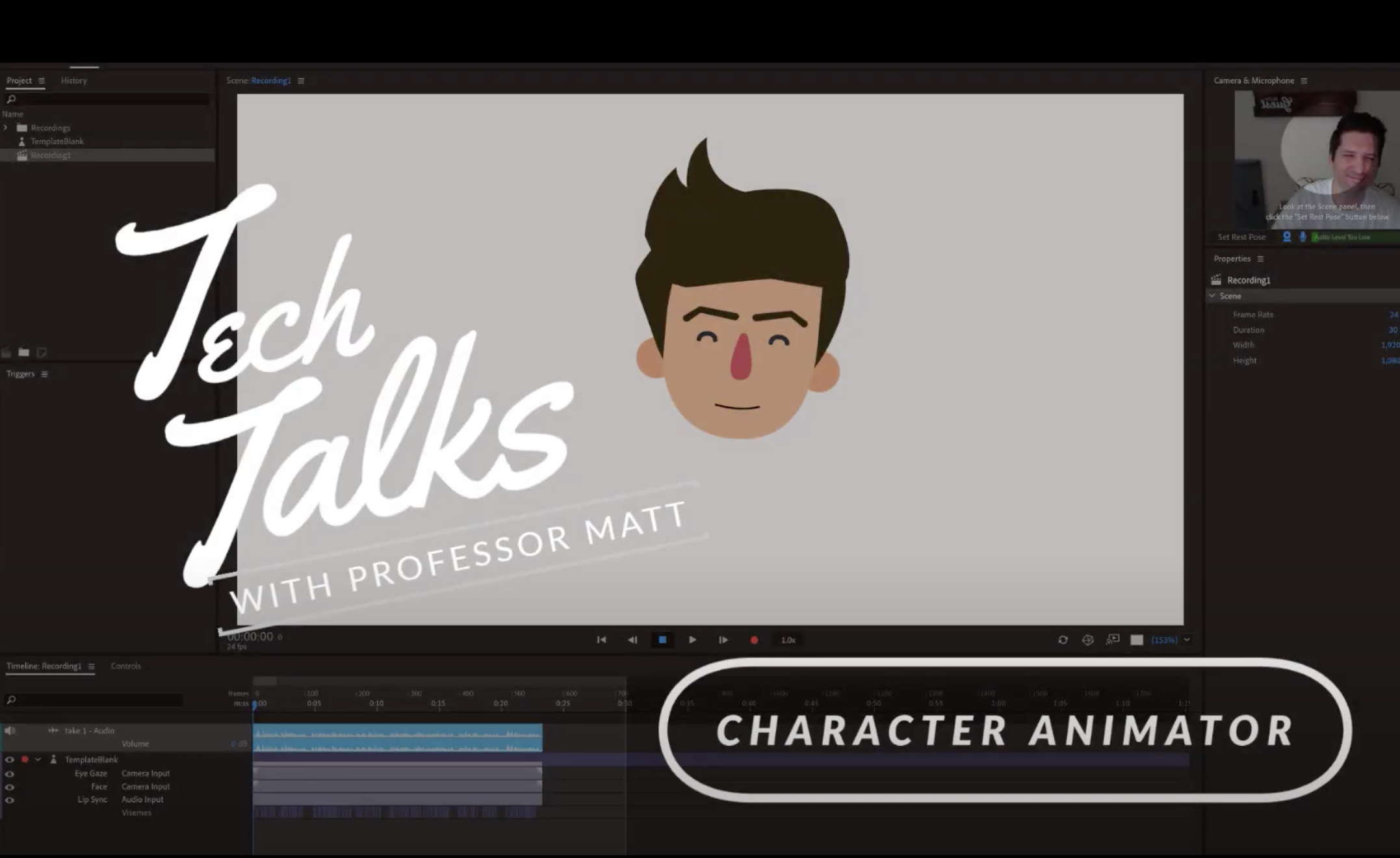 Tech Talks: Adobe Character Animator | Adobe Education Exchange