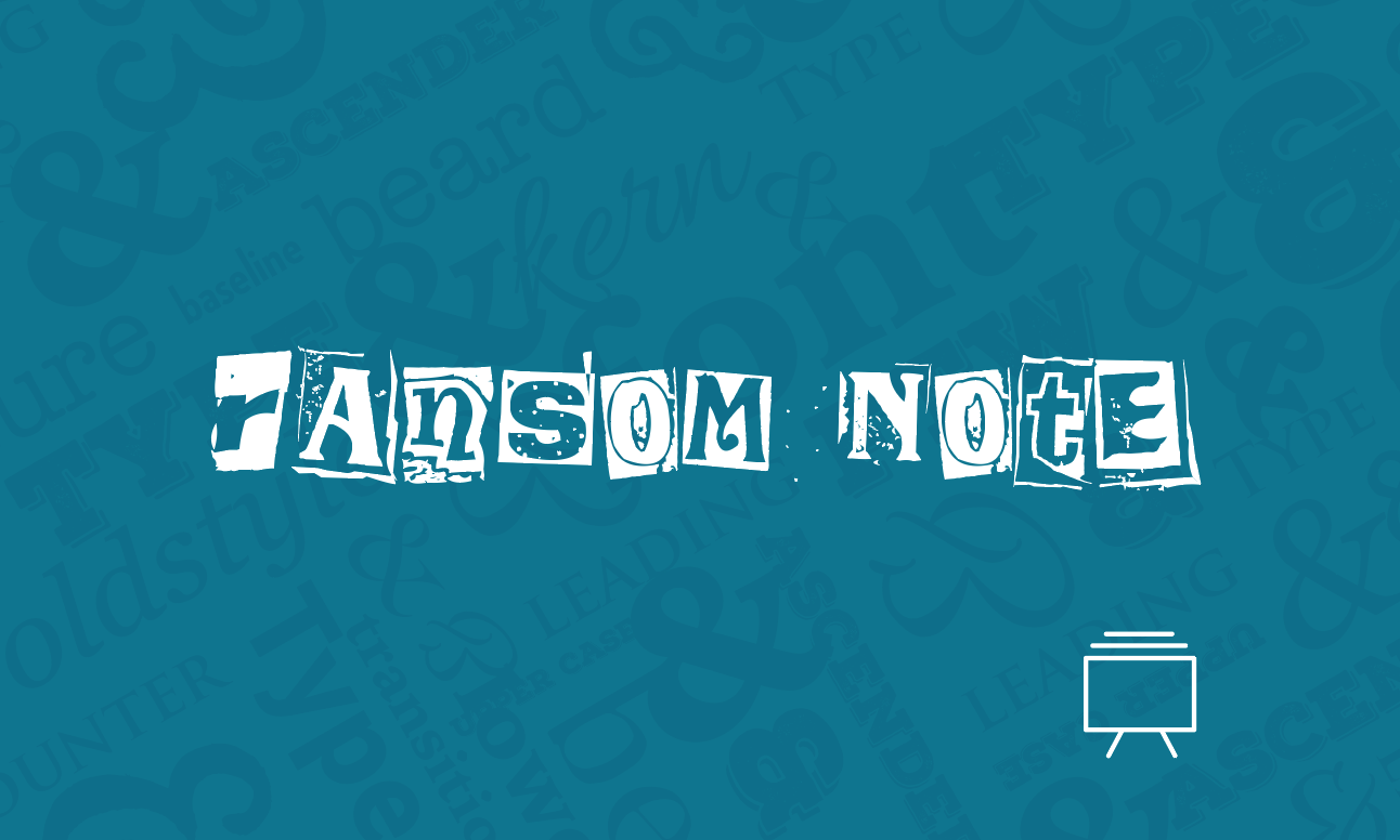 Ransom Note | Adobe Education Exchange