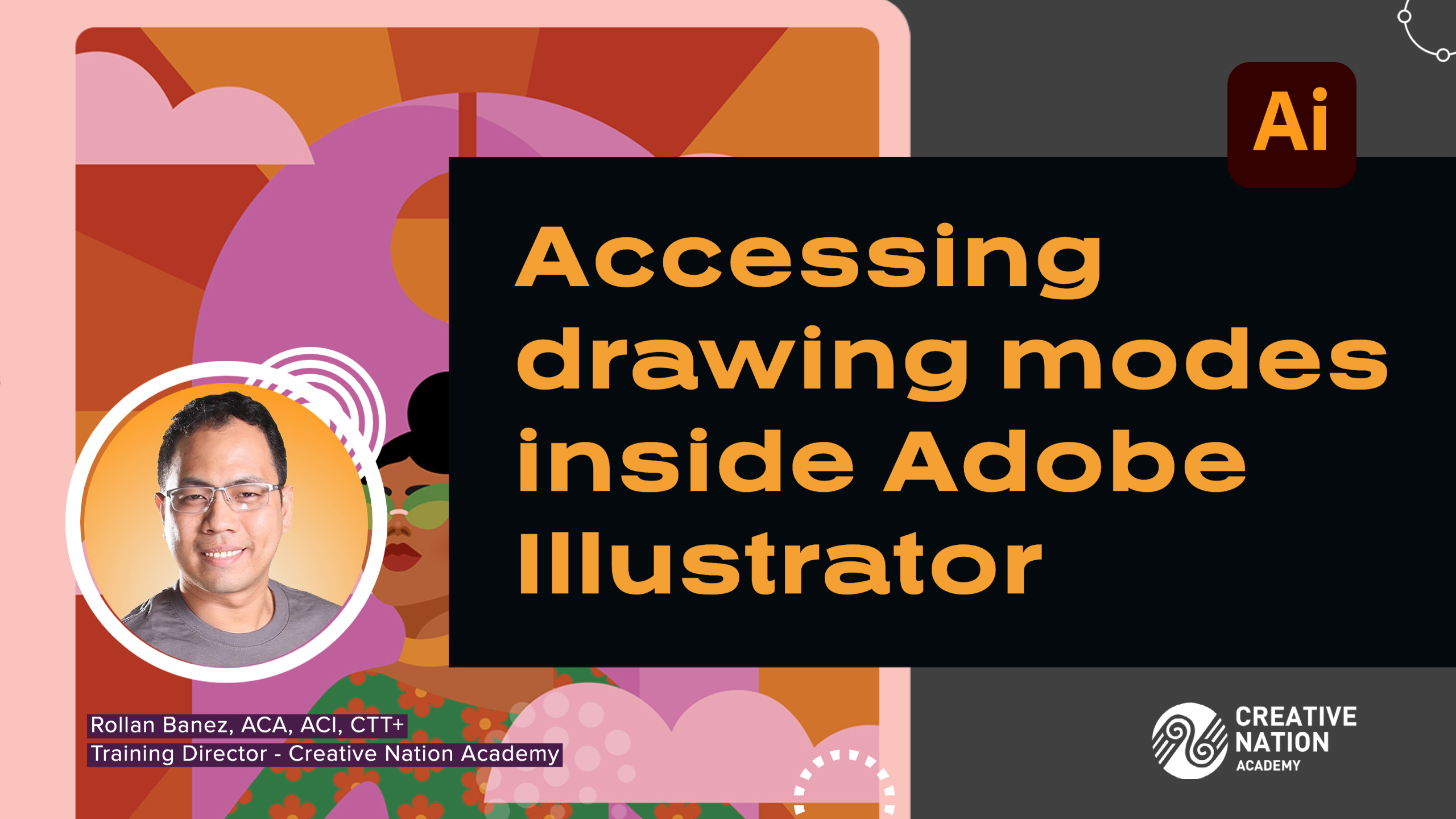 Accessing drawing modes inside Adobe Illustrator | Adobe Education Exchange