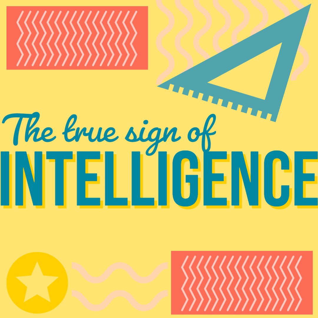 The True Sign Of Intelligence Adobe Education Exchange