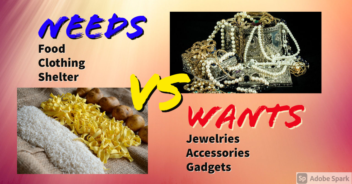 Needs Vs. Wants | Adobe Education Exchange