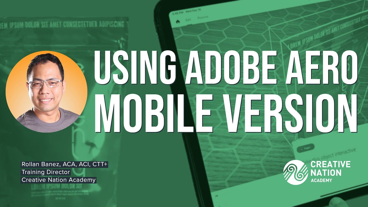 Using Adobe Aero Mobile version | Adobe Education Exchange