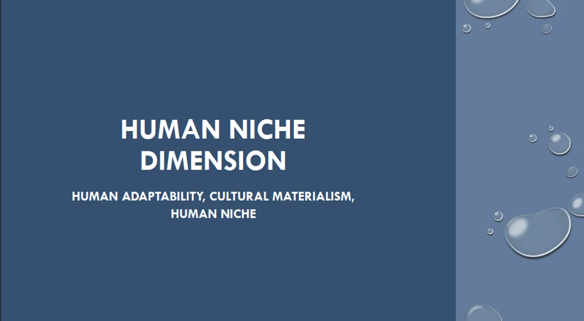 HUMAN NICHE DIMENSION | Adobe Education Exchange