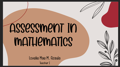 Assessment in Mathematics (Elementary) | Adobe Education Exchange
