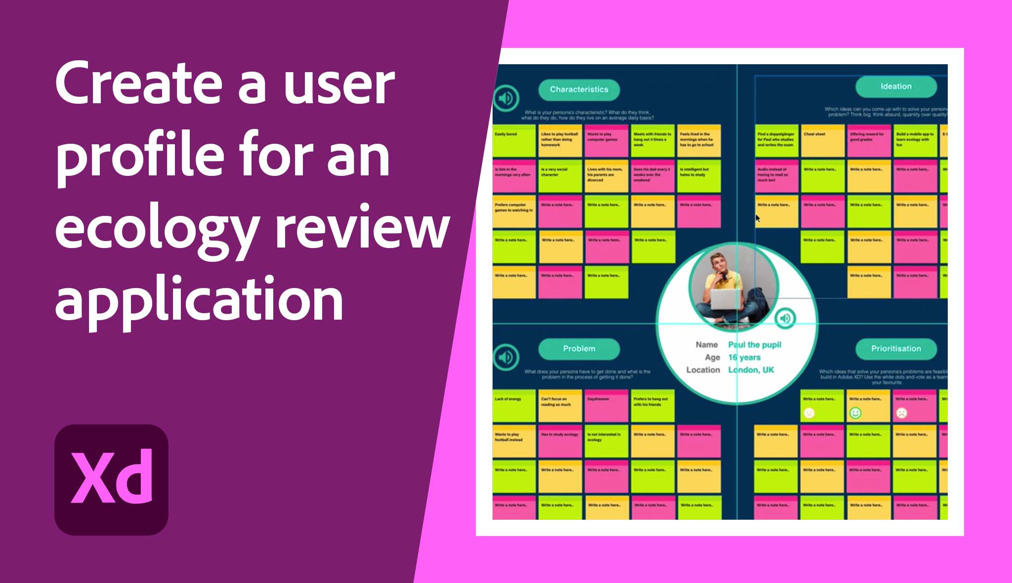 Create a user profile for an ecology review application | Adobe ...