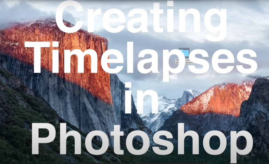 Making a Timelapse in Photoshop | Adobe Education Exchange