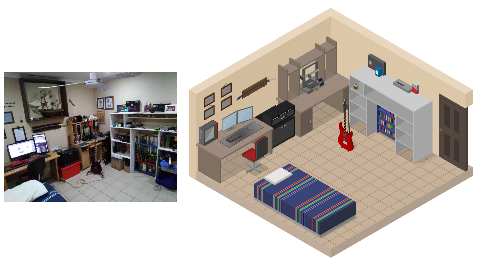 Adobe Illustrator assignment: isometric artwork | Adobe Education Exchange