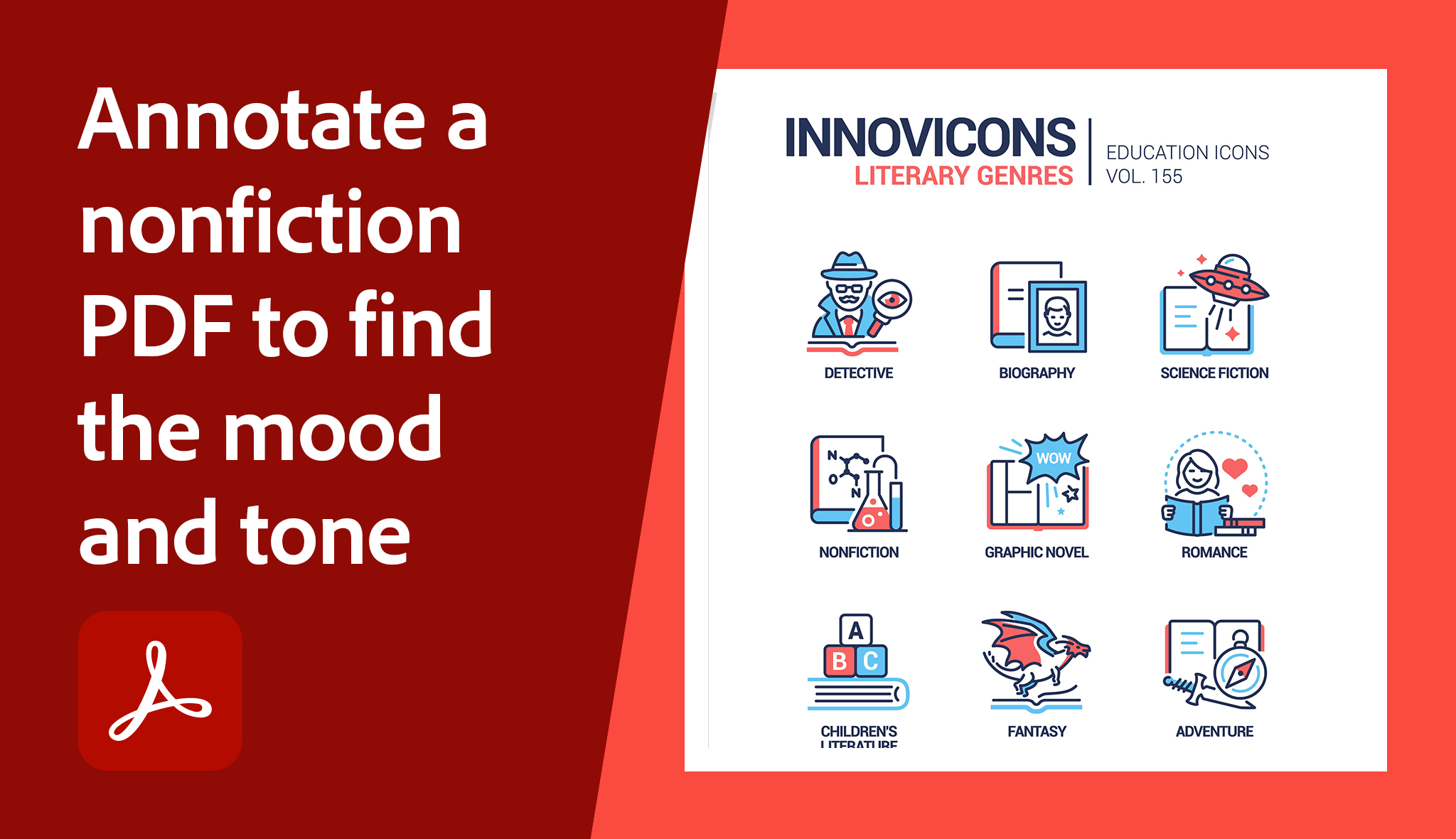Annotate a nonfiction PDF to find the mood and tone | Adobe Education ...