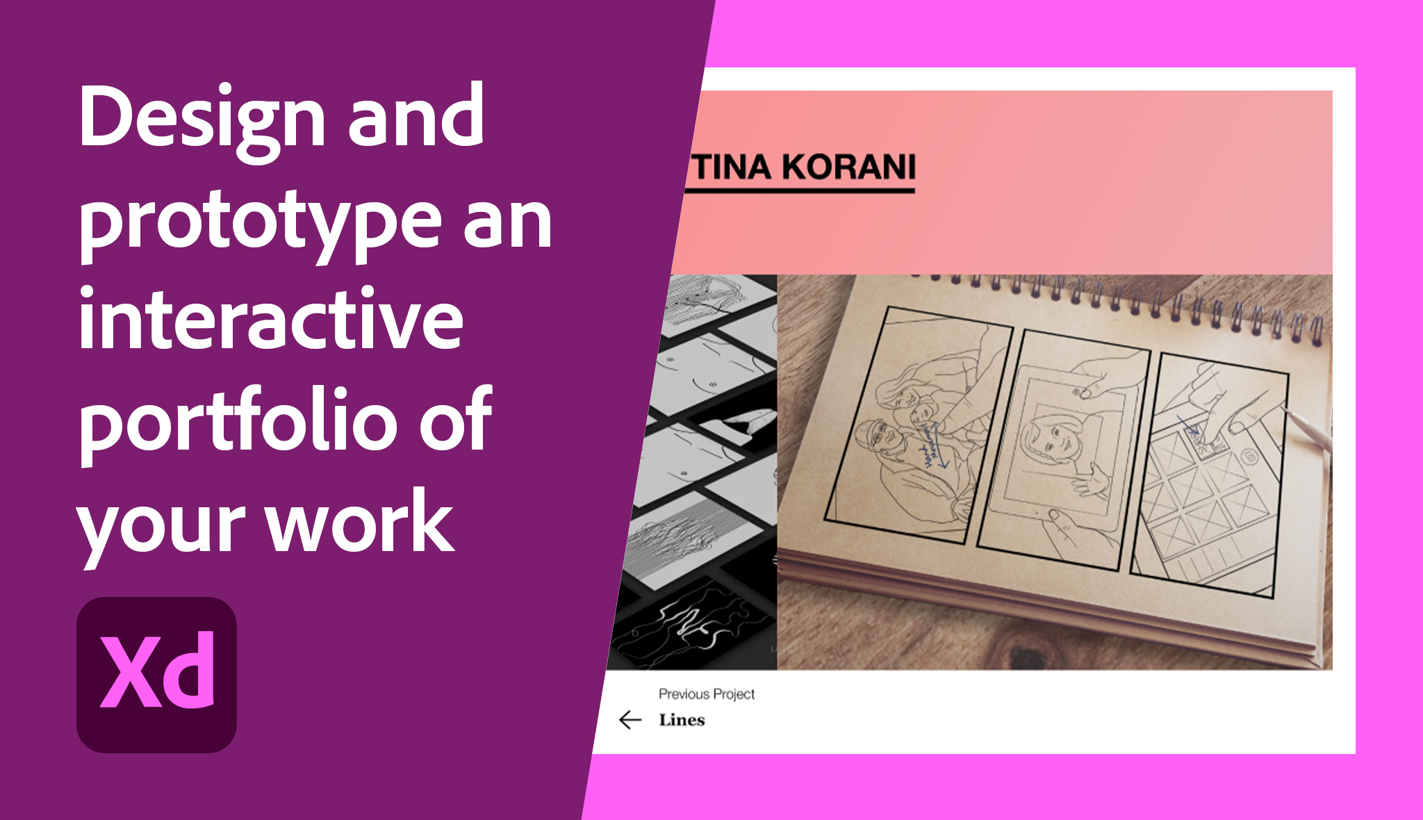 Design and prototype an interactive portfolio of your work | Adobe ...