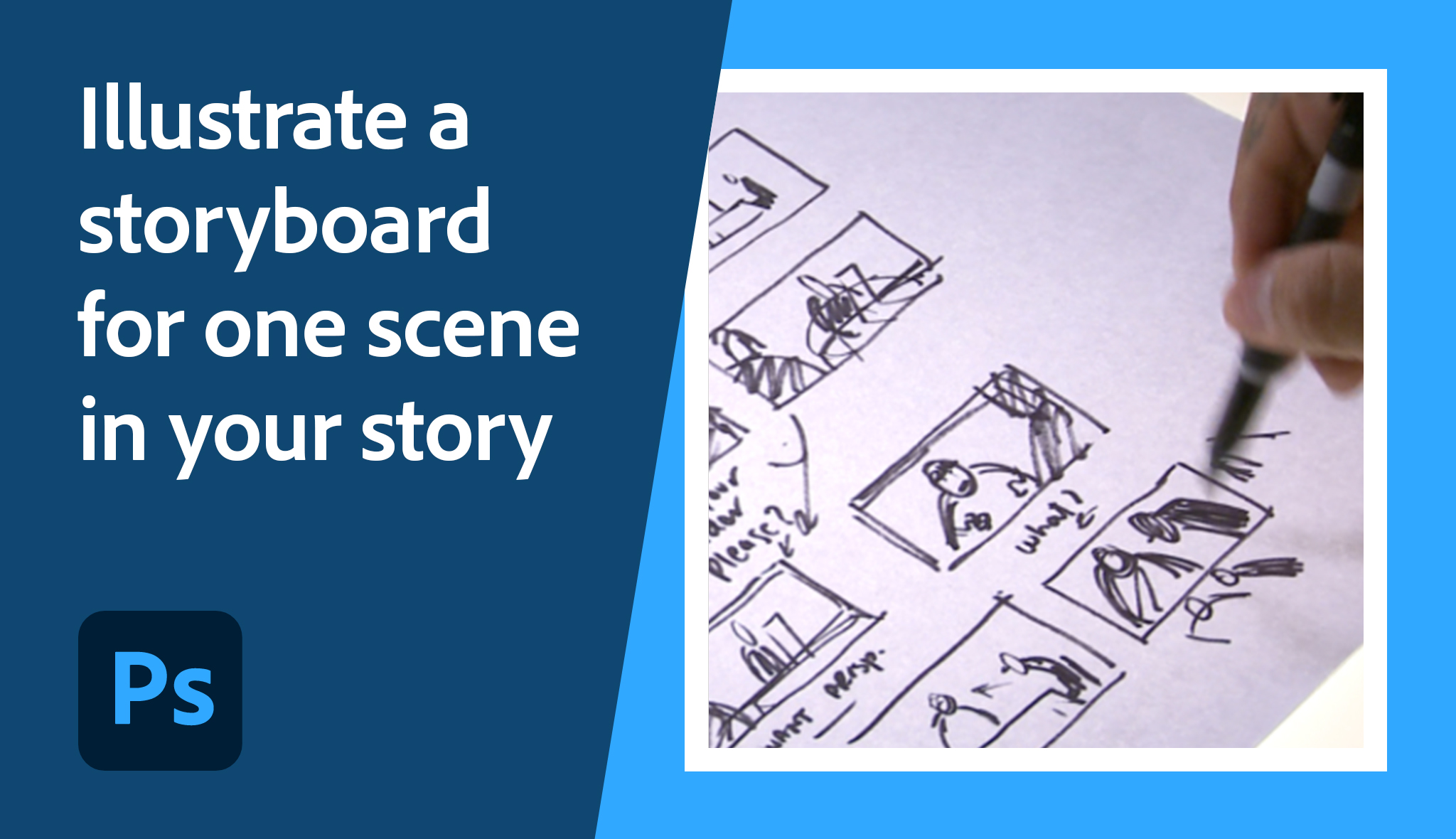 Illustrate a storyboard for one scene in your story | Adobe Education ...