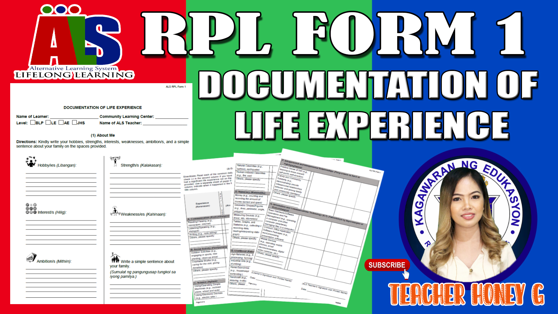 Sample ALS RPL Form 1 | Adobe Education Exchange