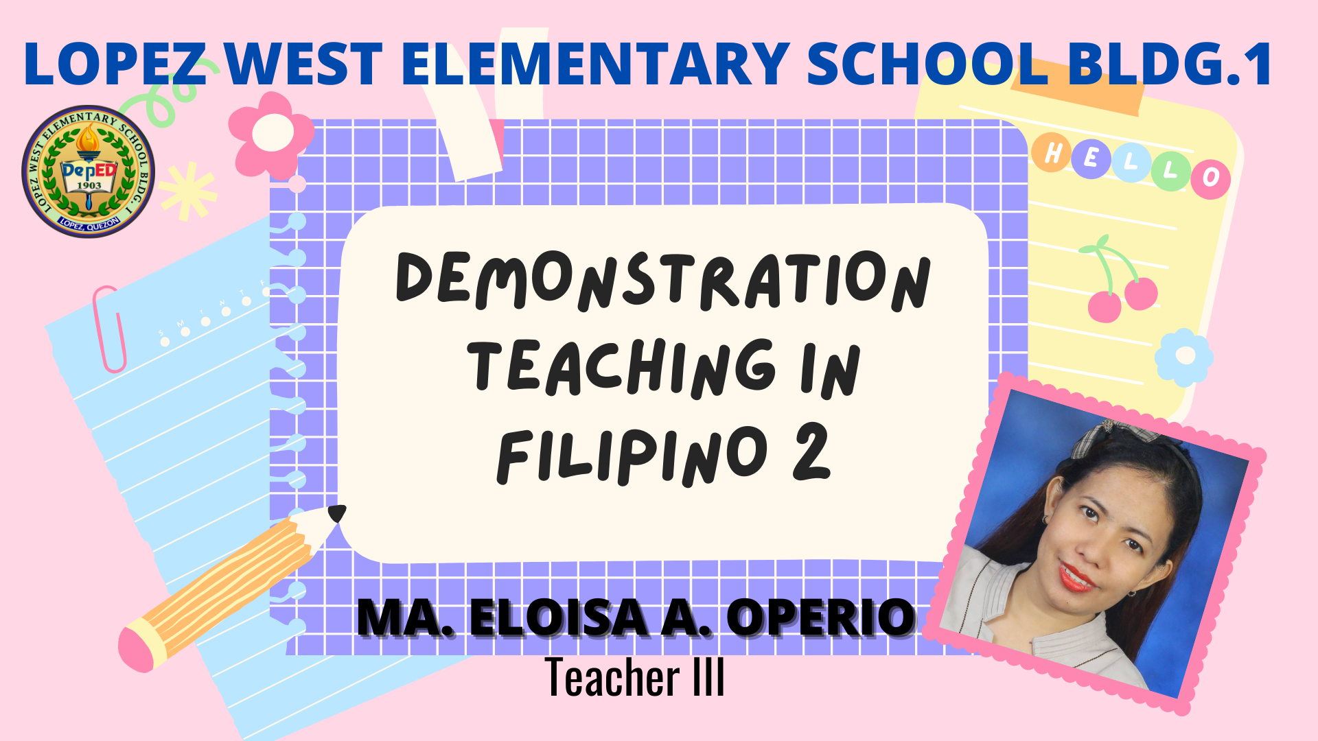 Demonstration Teaching in Filipino 2 | Adobe Education Exchange
