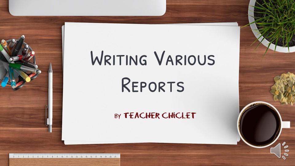 Writing Various Reports | Adobe Education Exchange