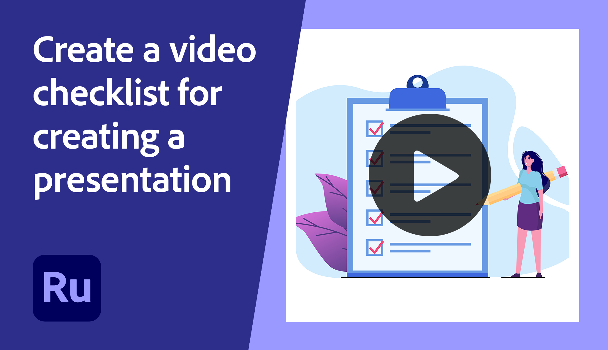 Create a video checklist for creating a presentation | Adobe Education ...