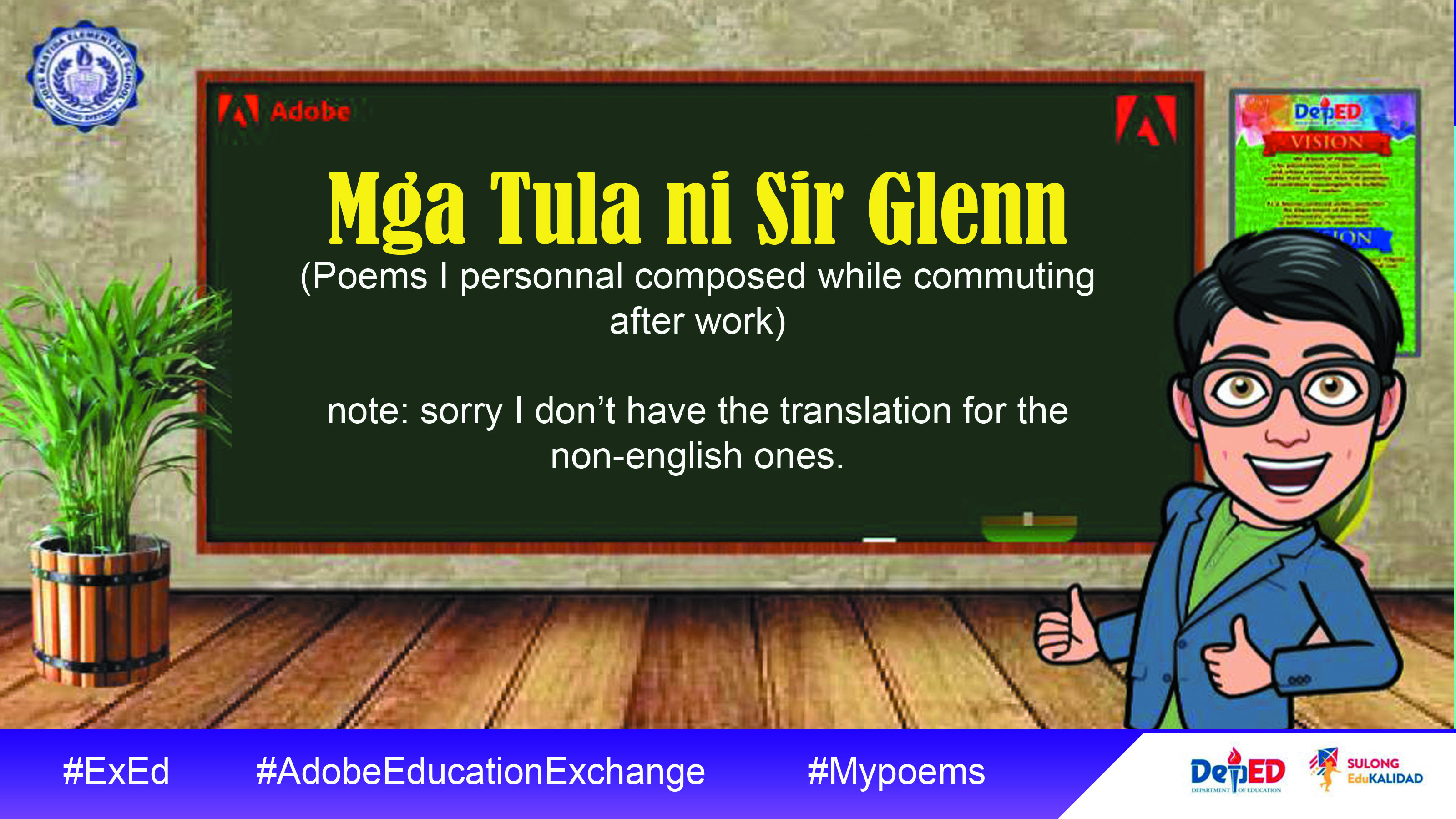 Mga Tula ni Sir Glenn (Poems of Sir Glenn) | Adobe Education Exchange