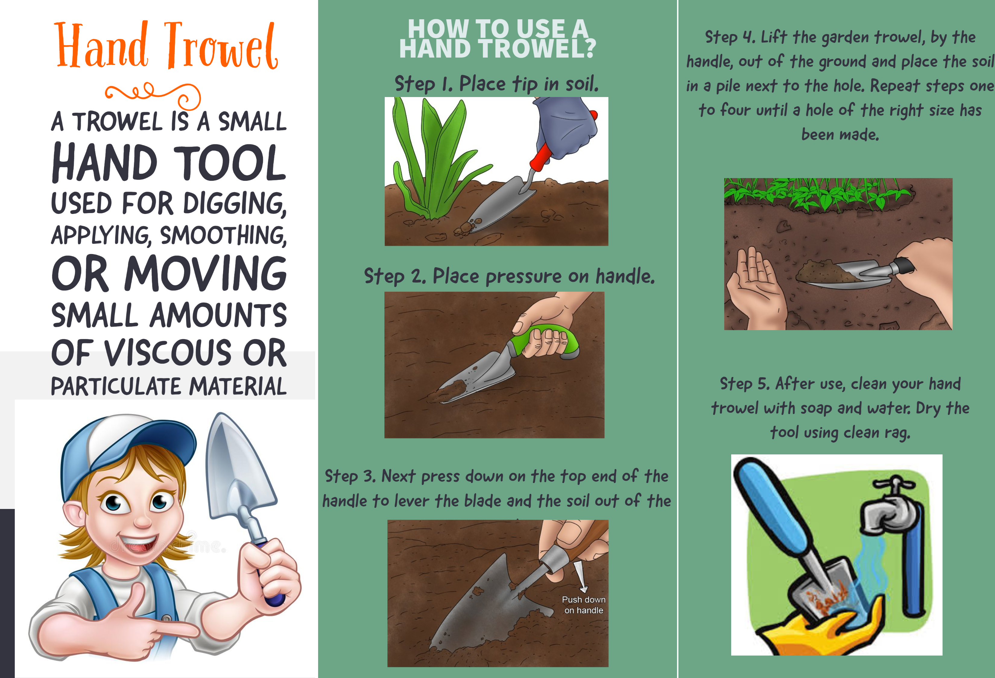 How to Use a Hand Trowel? | Adobe Education Exchange