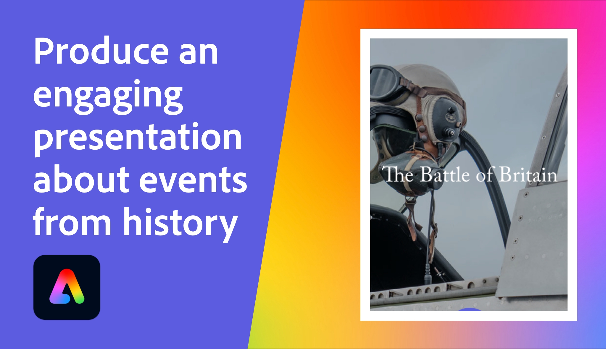 Produce an engaging presentation about events from history | Adobe ...