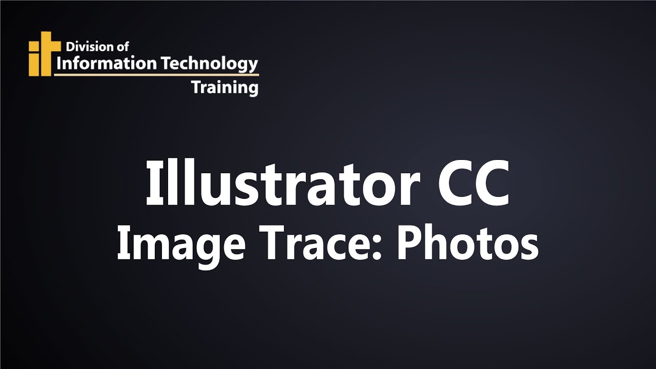 Illustrator CC - How to Use Image Trace | Adobe Education Exchange