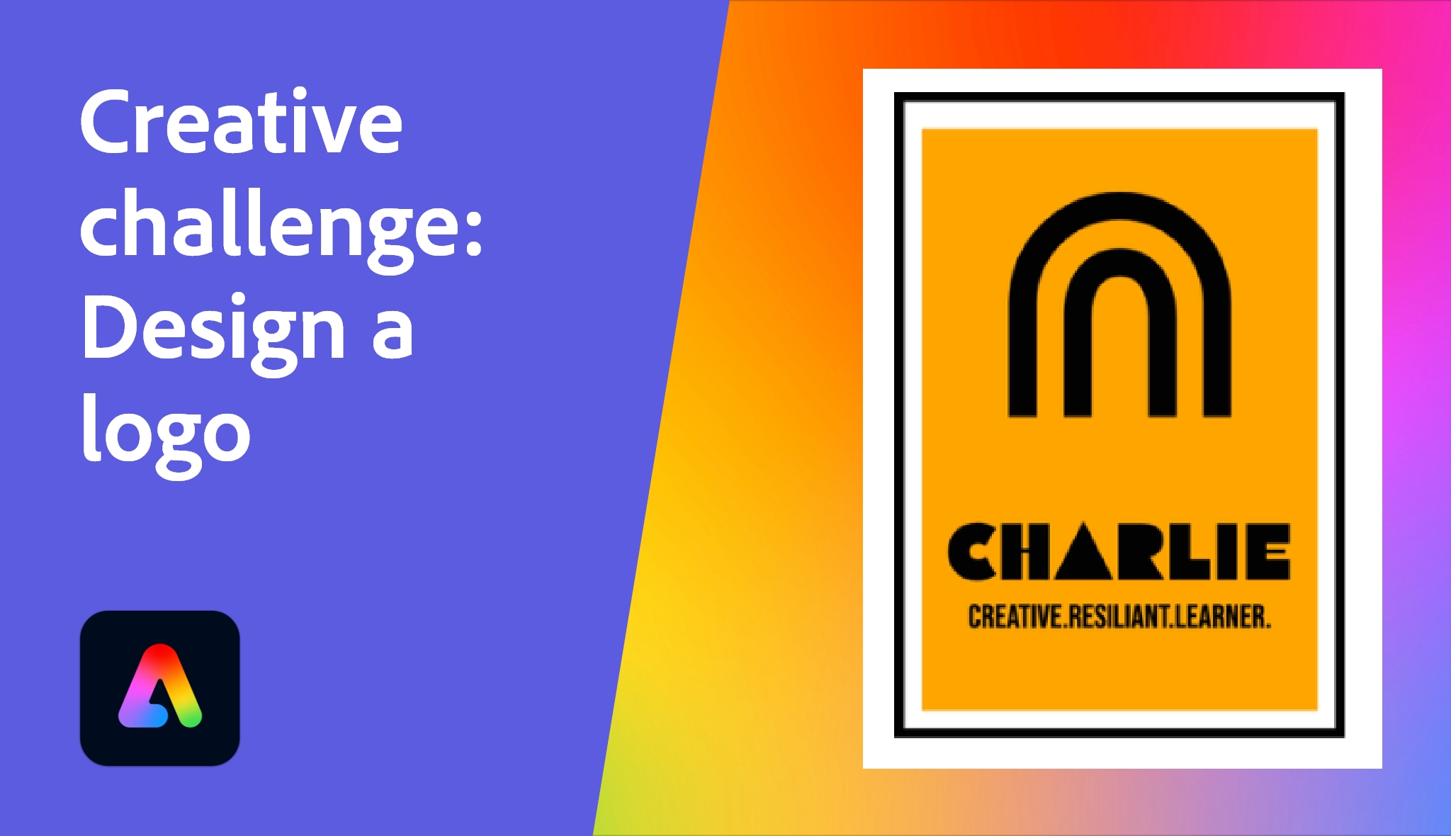 Creative challenge: Design a logo | Adobe Education Exchange