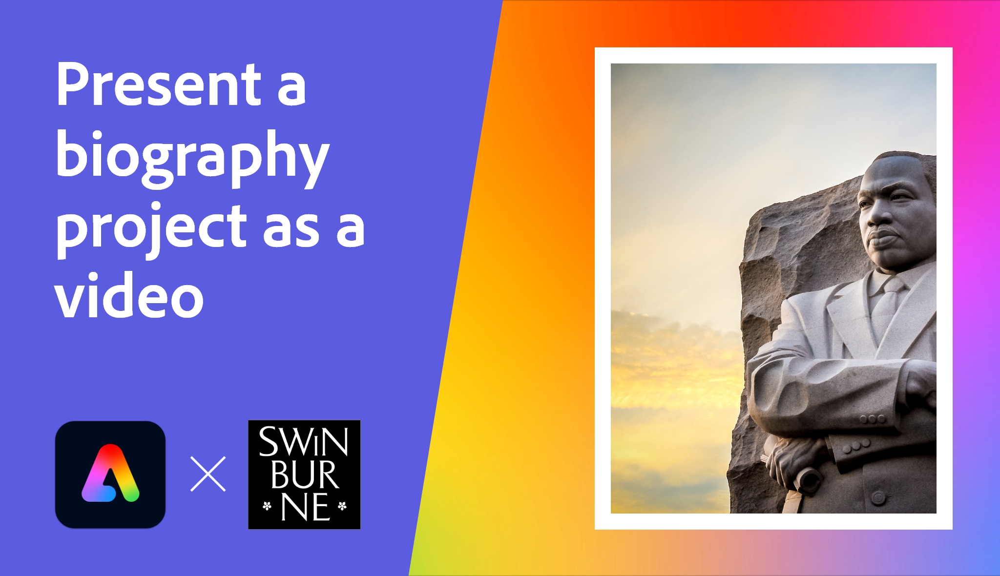 Present a biography project as a video | Adobe Education Exchange