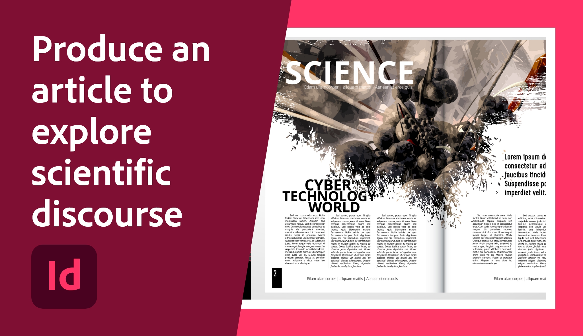Produce an article to explore scientific discourse | Adobe Education ...
