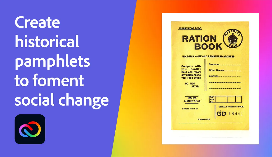 Create historical pamphlets to foment social change | Adobe Education ...