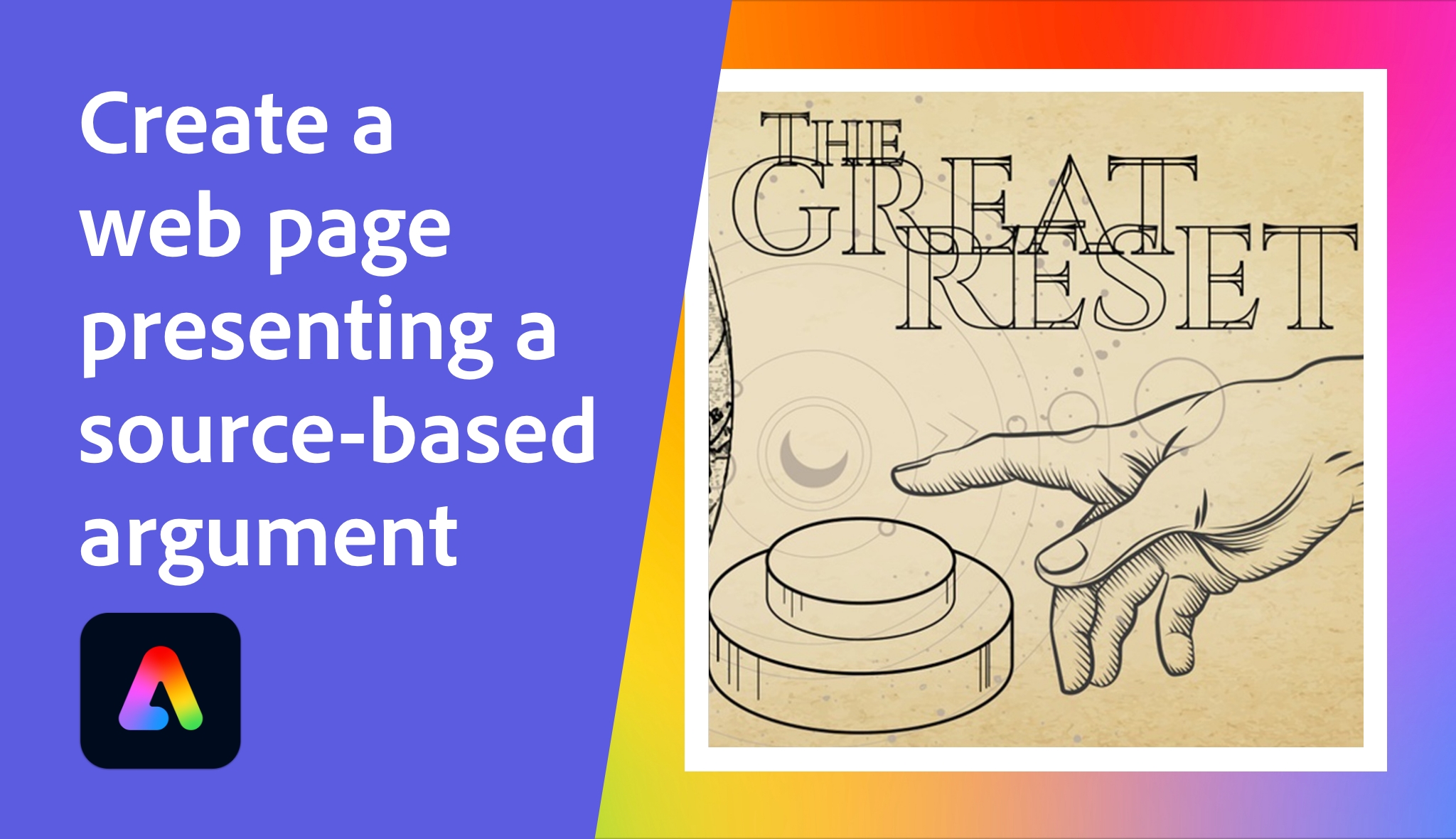 Create a web page presenting a source-based argument | Adobe Education ...