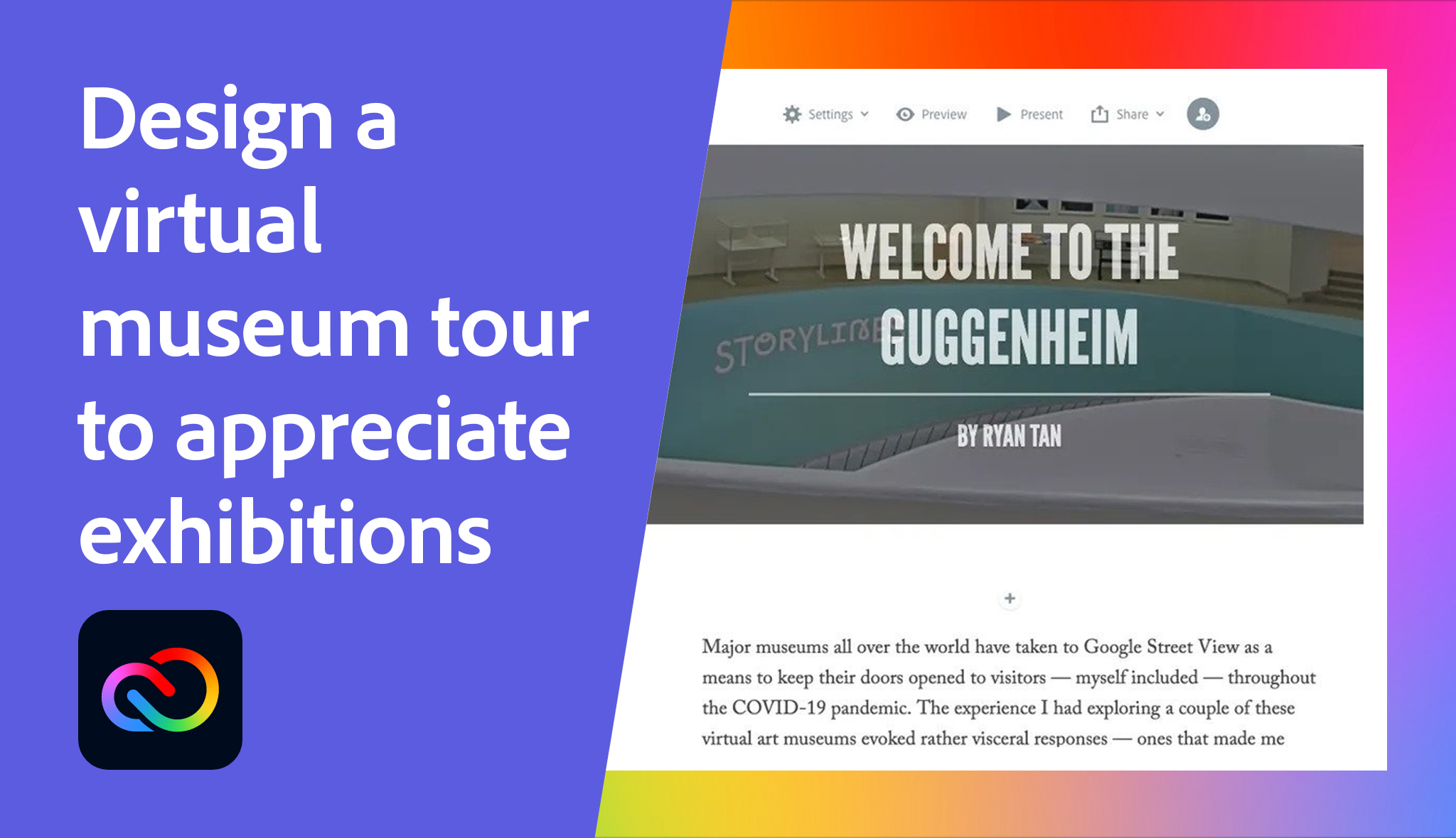 Design a virtual museum tour to appreciate exhibitions | Adobe ...
