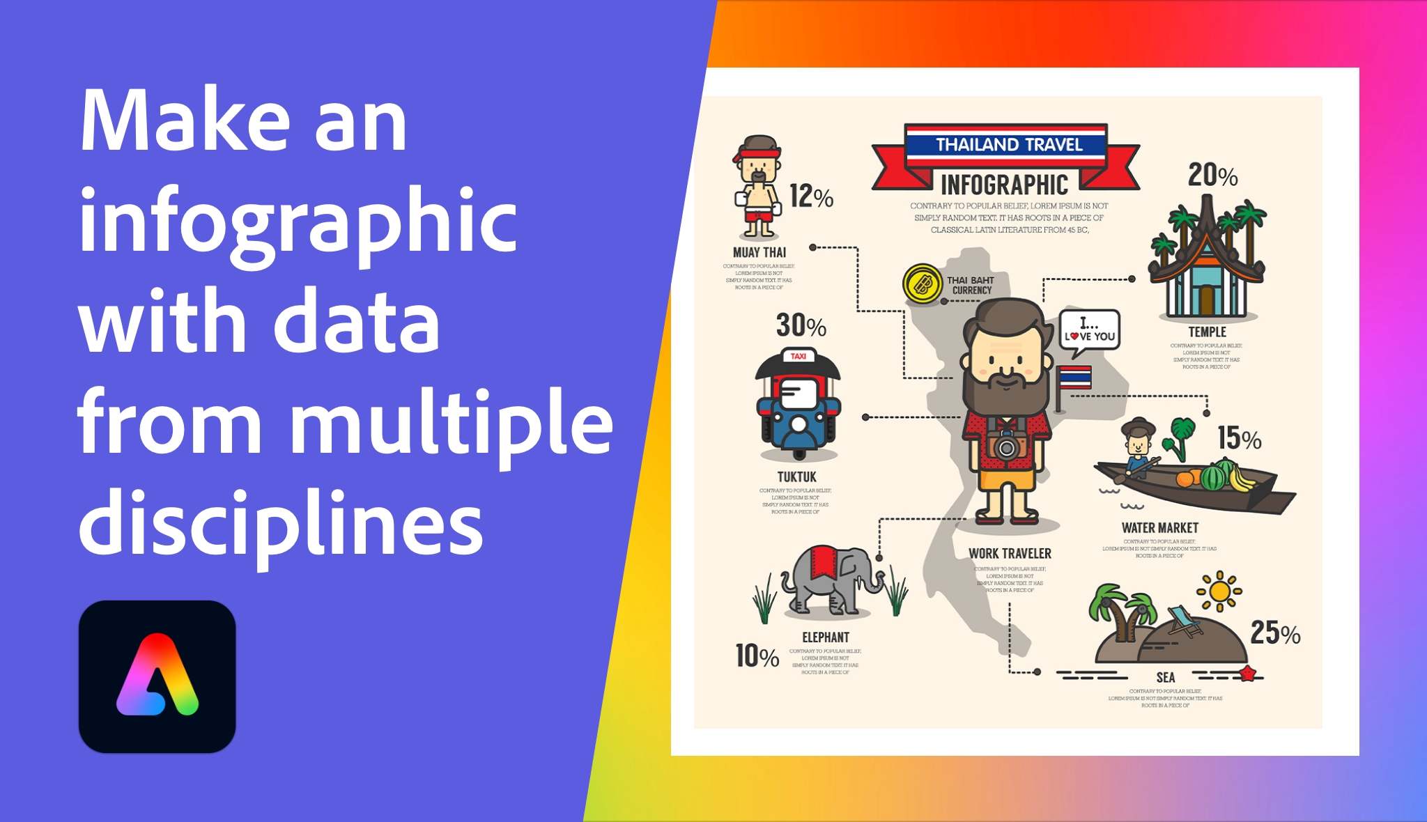 Make an infographic with data from multiple disciplines | Adobe ...
