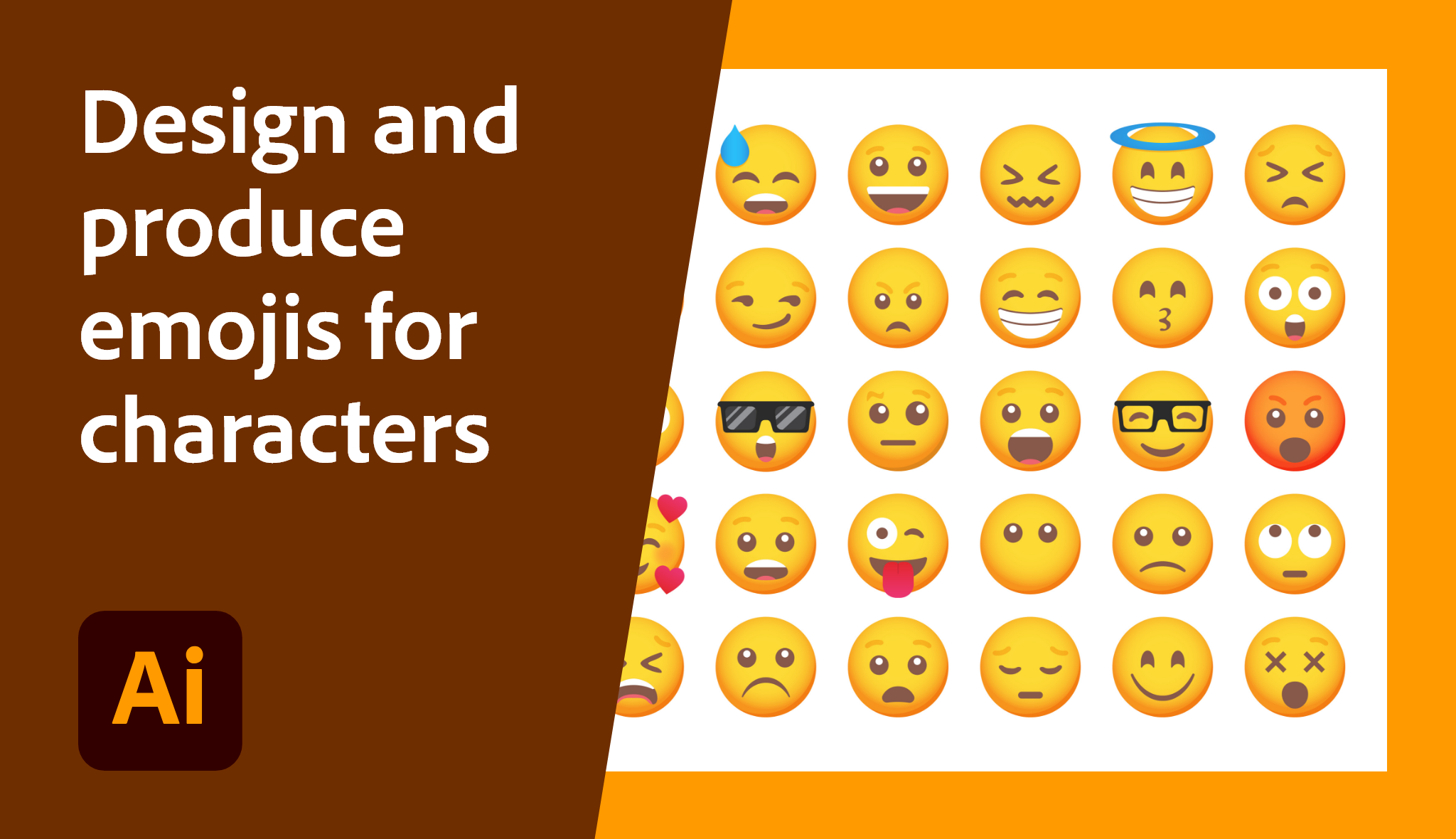 Design and produce emojis for characters | Adobe Education Exchange