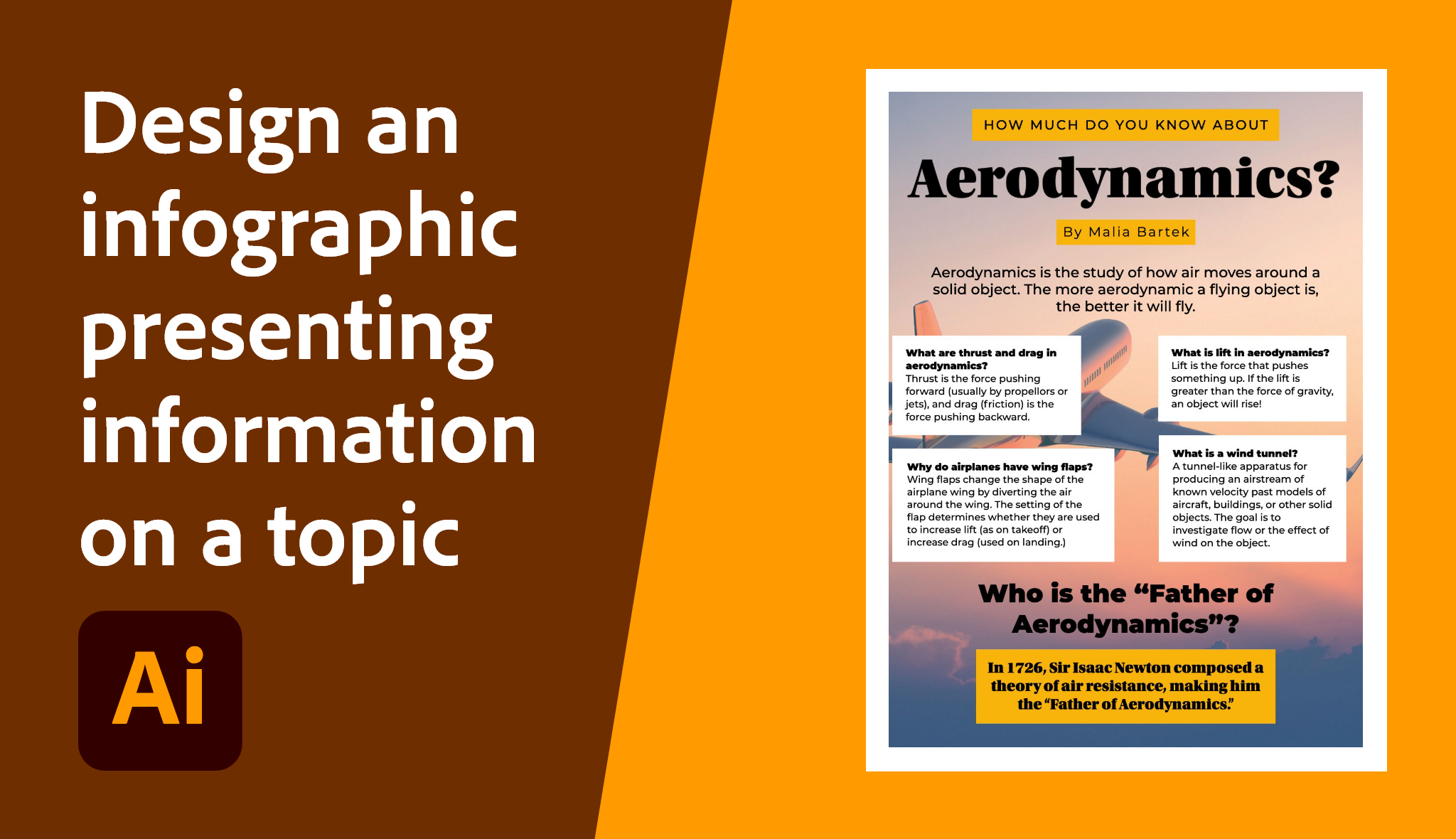 Design an infographic presenting information on a topic | Adobe ...