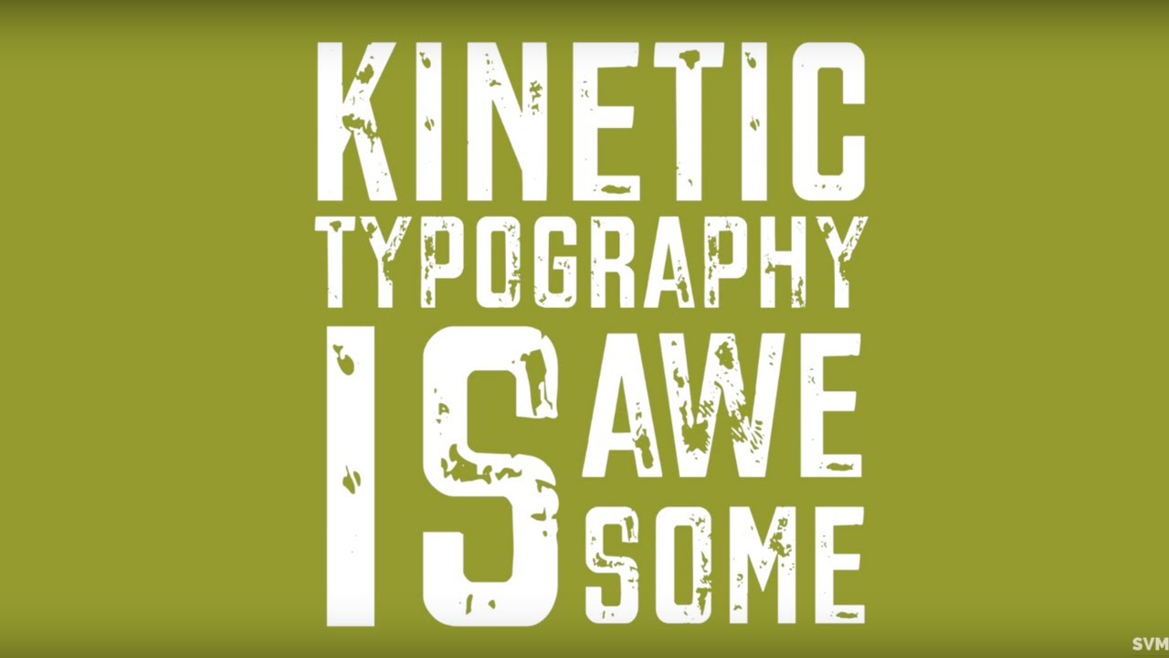 Words can have a life of their own!: Kinetic Typography | Adobe ...