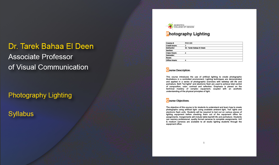 Photography Lighting | Adobe Education Exchange