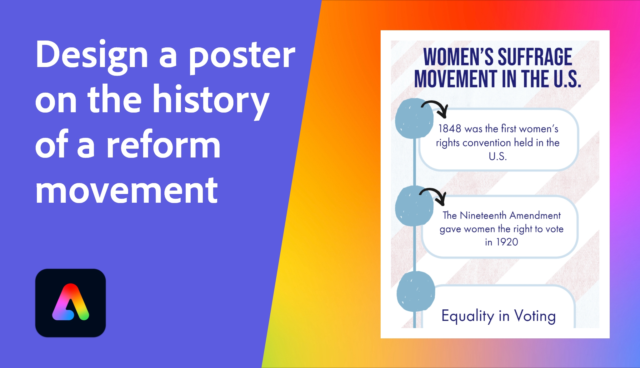 Design an infographic on the history of a reform movement | Adobe ...