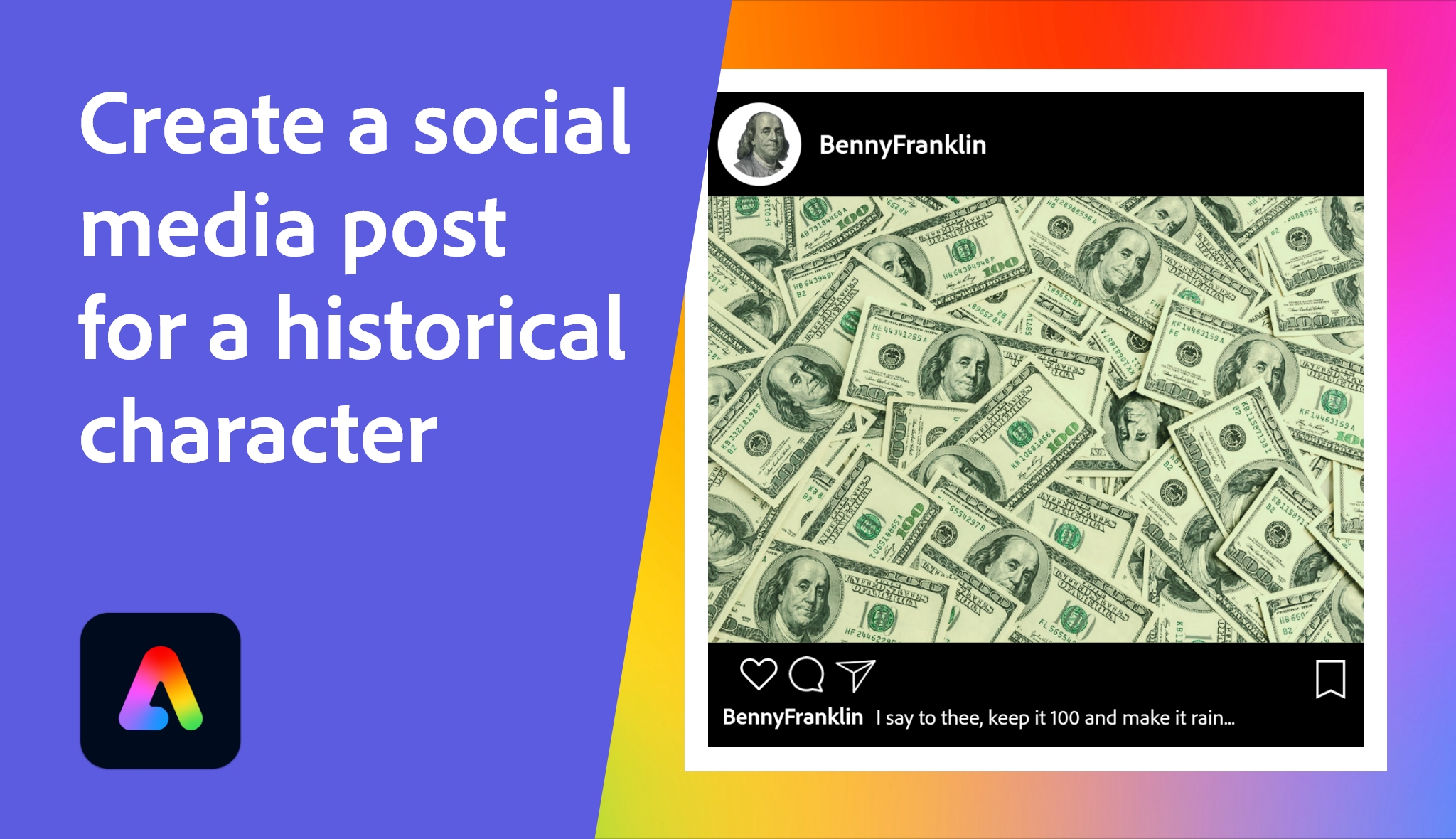 Create a social media profile for a historical character | Adobe ...