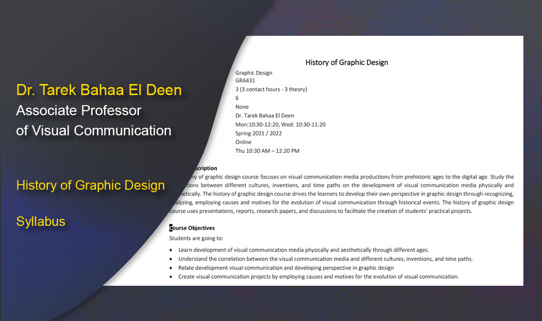 History of Graphic Design Syllabus | Adobe Education Exchange