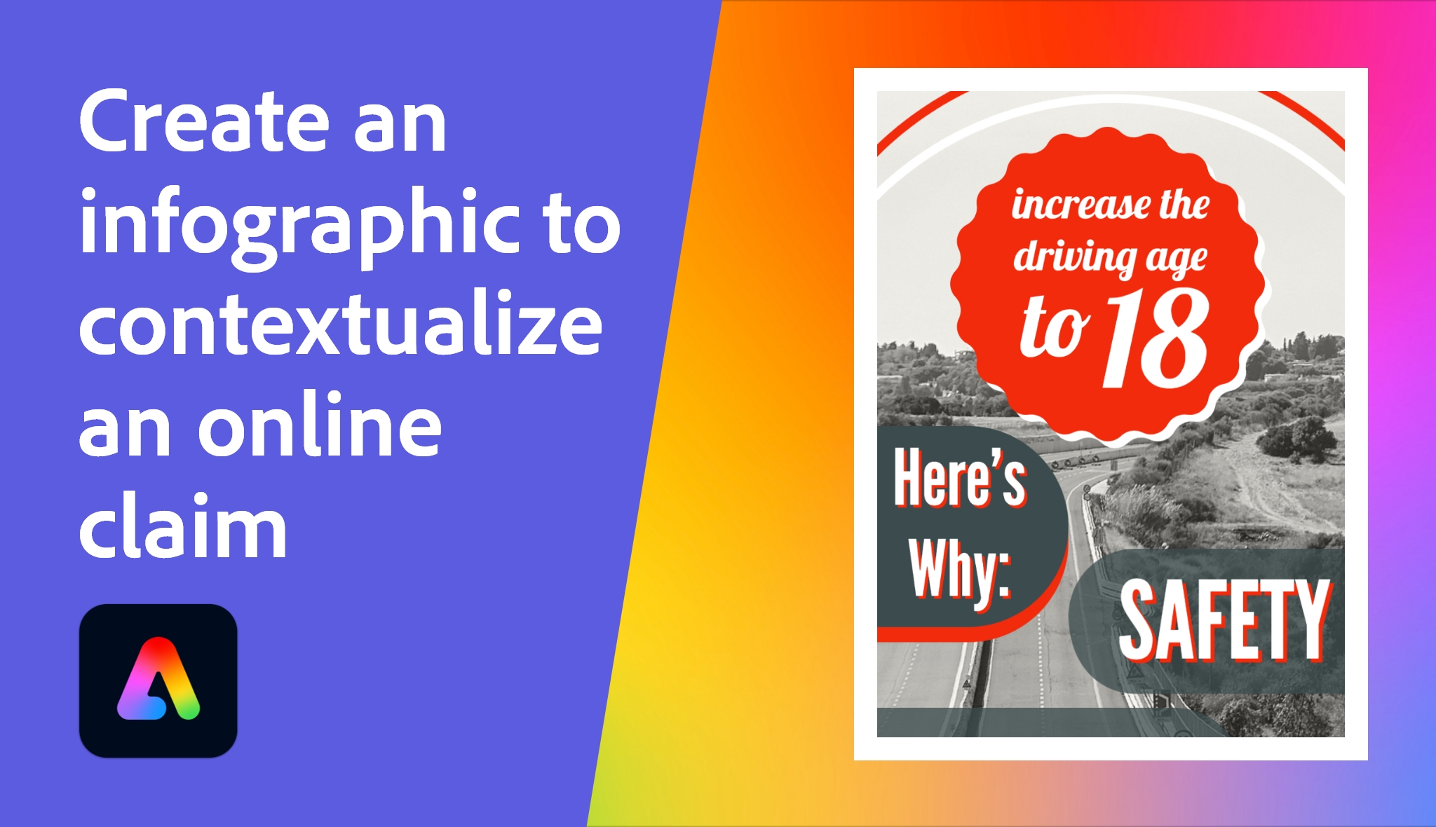 Create an infographic to contextualize an online claim | Adobe ...