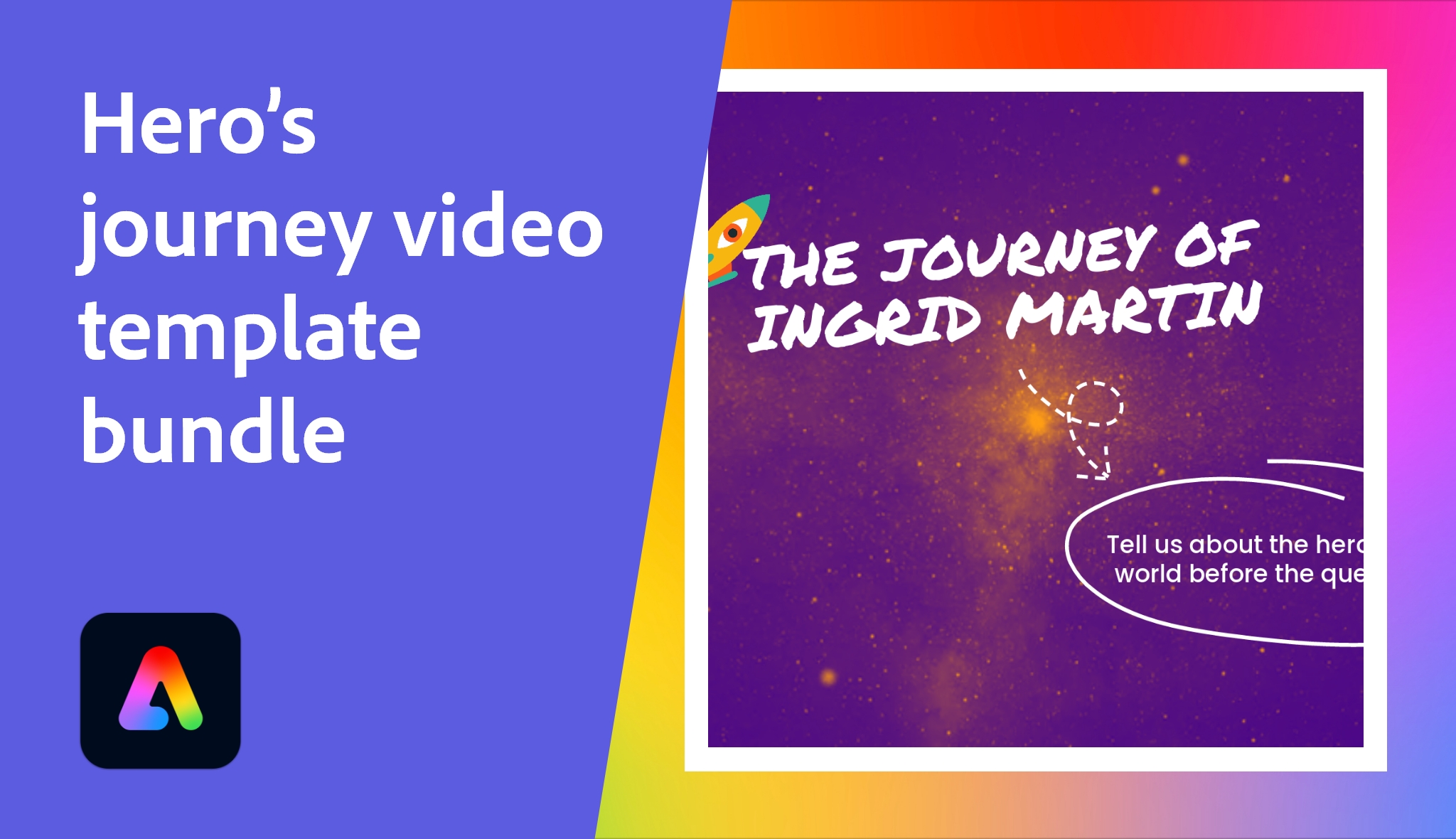 Hero’s journey video template bundle | Adobe Education Exchange